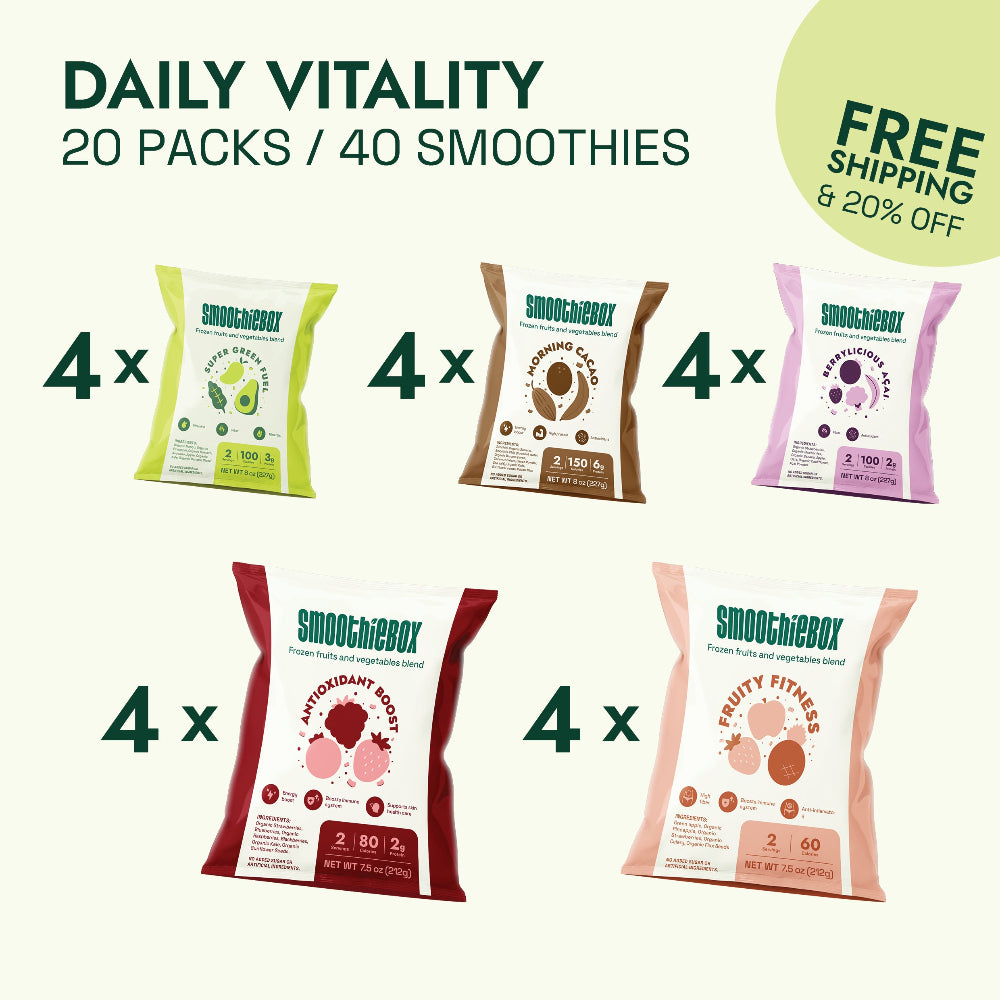 Daily Vitality (20 packs / 40 smoothies) – SmoothieBox